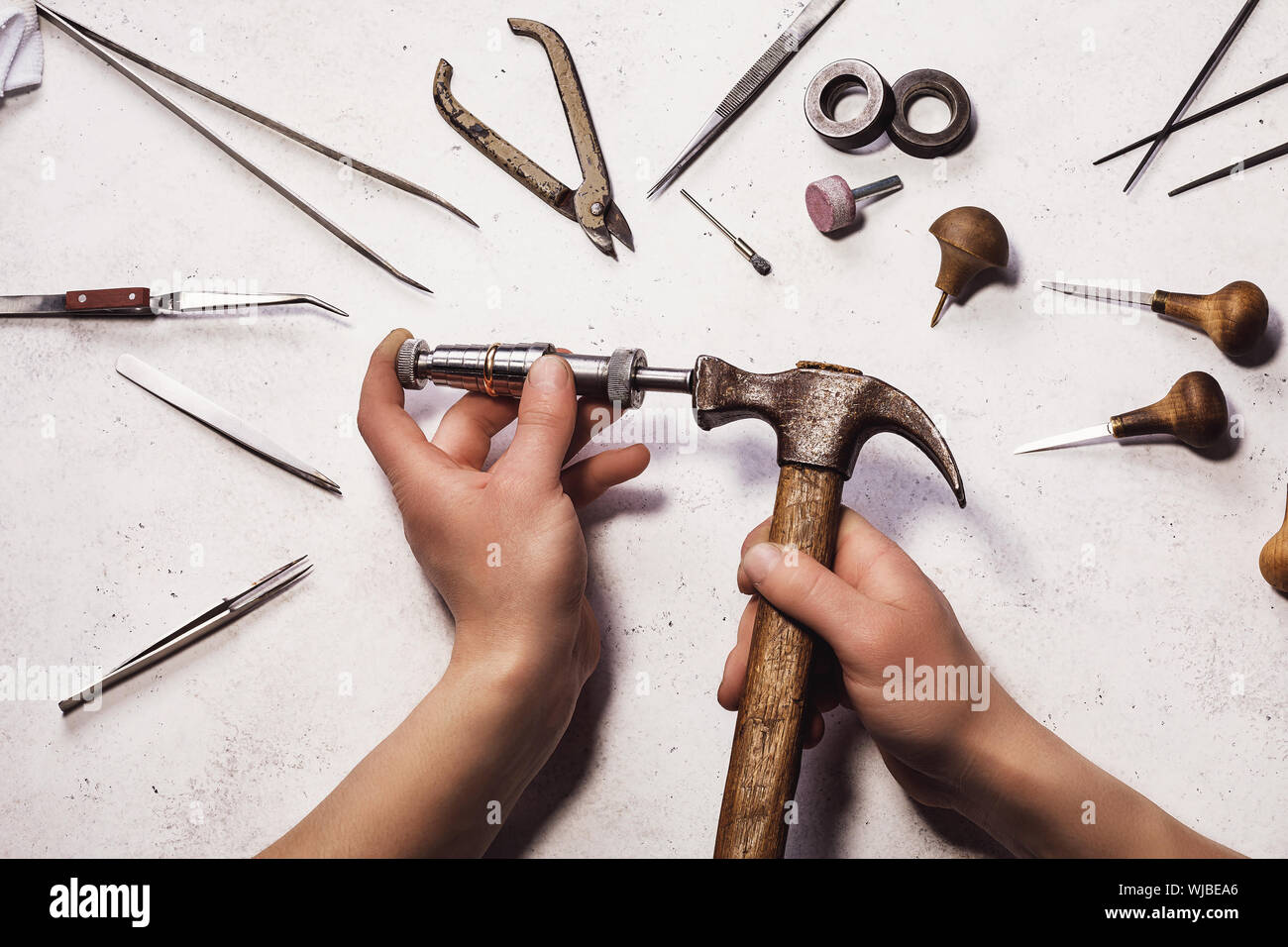 Jeweler Tools High Resolution Stock Photography and Images - Alamy