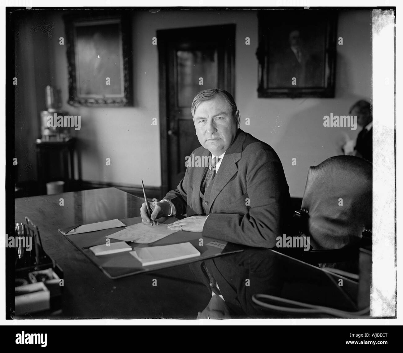 Harlan Stone at desk Stock Photo - Alamy