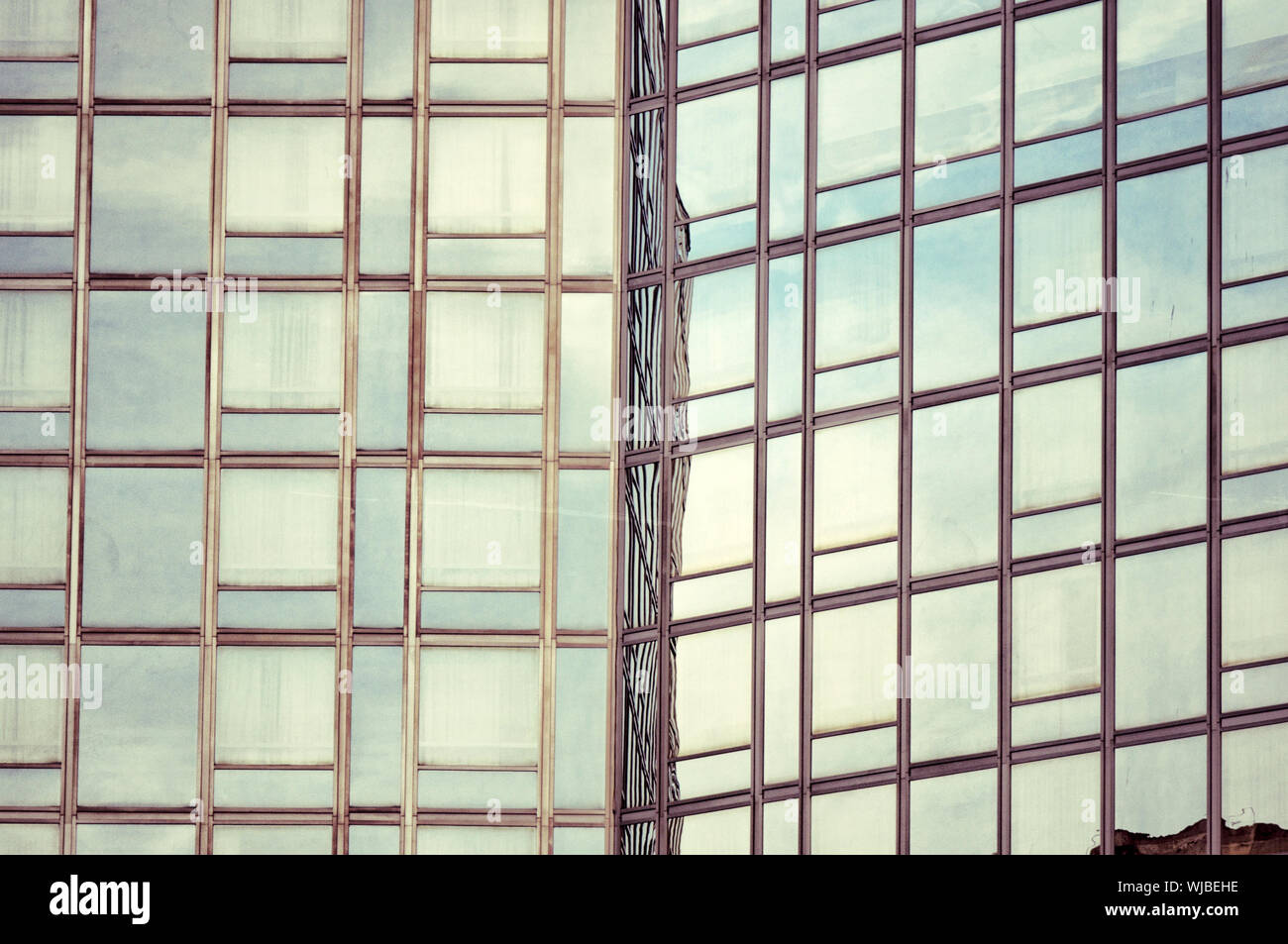 Clear modern windows on the building Stock Photo - Alamy