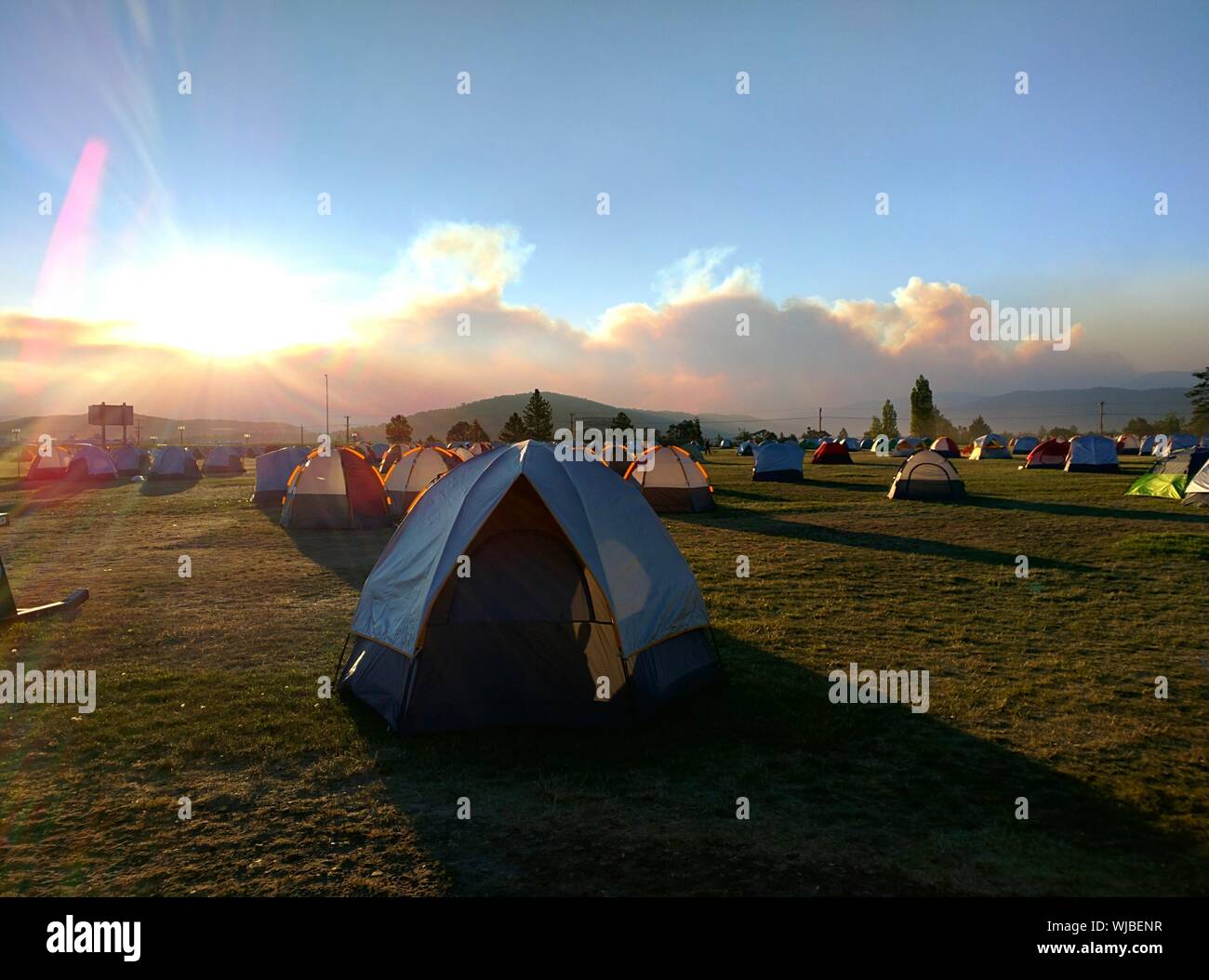 Colorful tents hi-res stock photography and images - Alamy