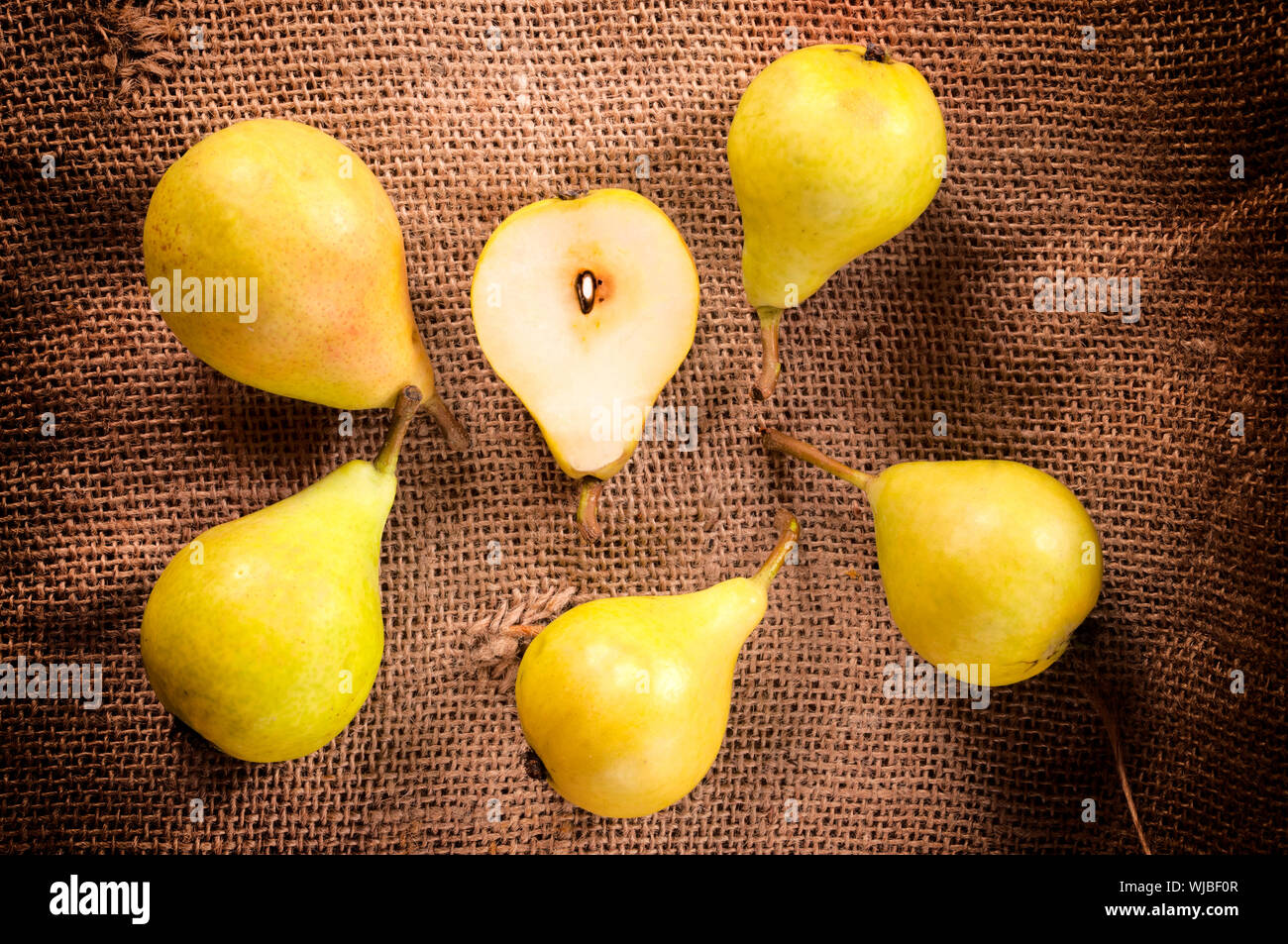 Organic pears from above hi-res stock photography and images - Alamy