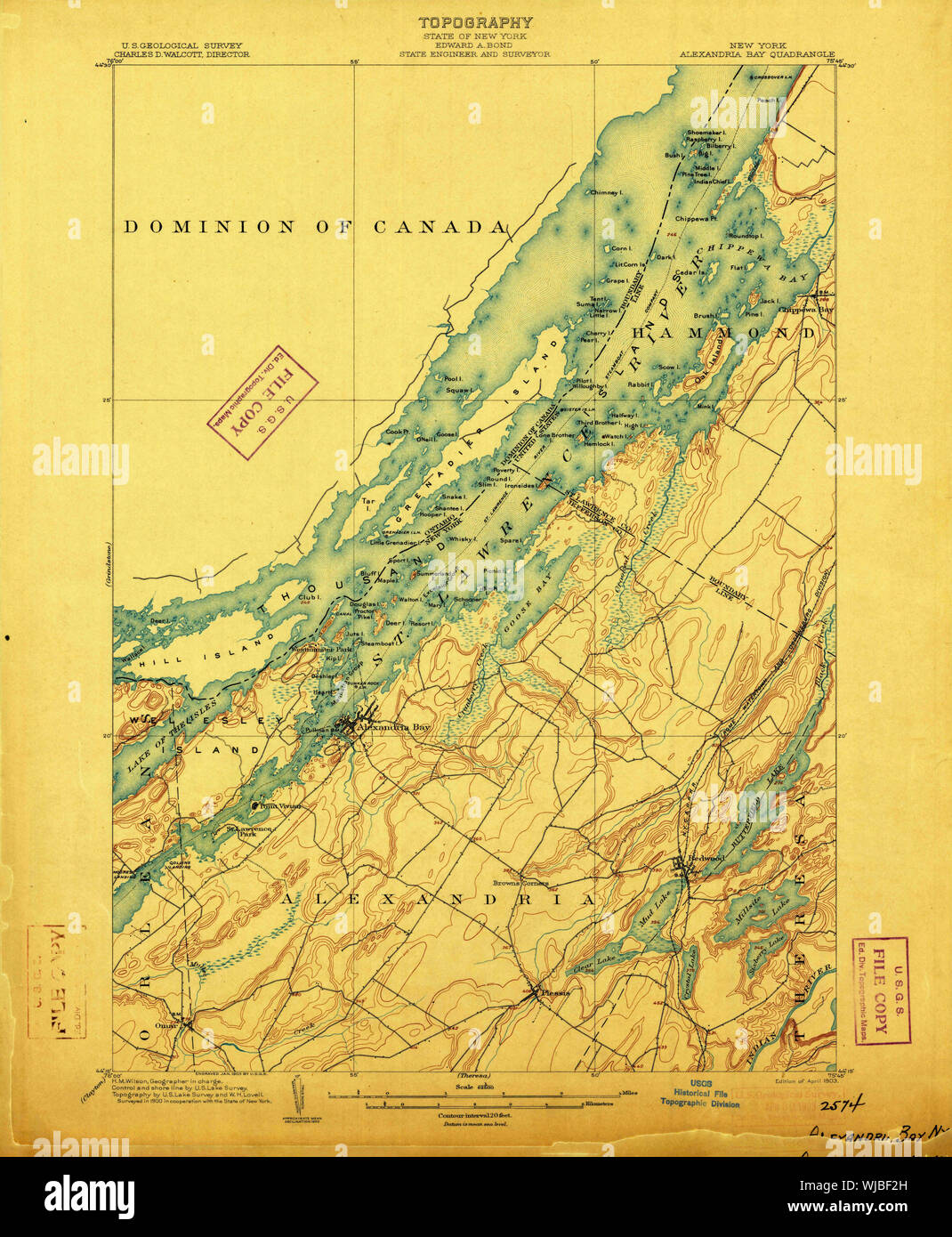 Topographic survey of alexandria hi-res stock photography and images ...
