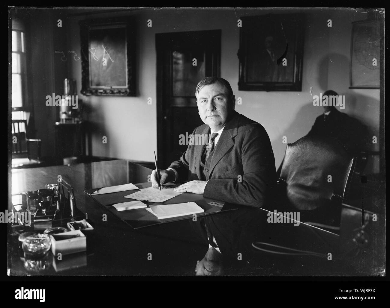 Harlan Stone at desk Stock Photo - Alamy