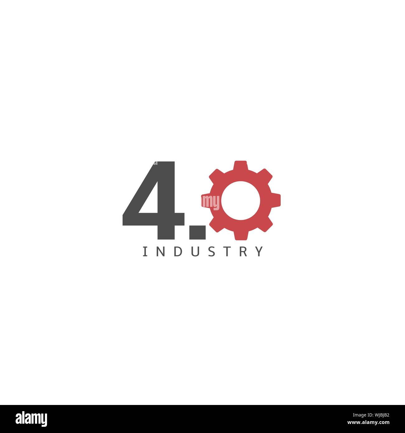 4.0 industry icon. Industrial revolution sign Vector illustration Stock ...