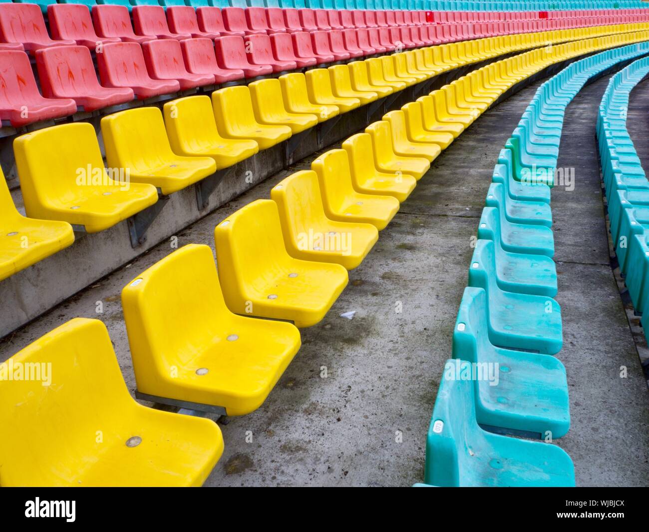 Empty stadium seats full frame hi-res stock photography and images - Alamy