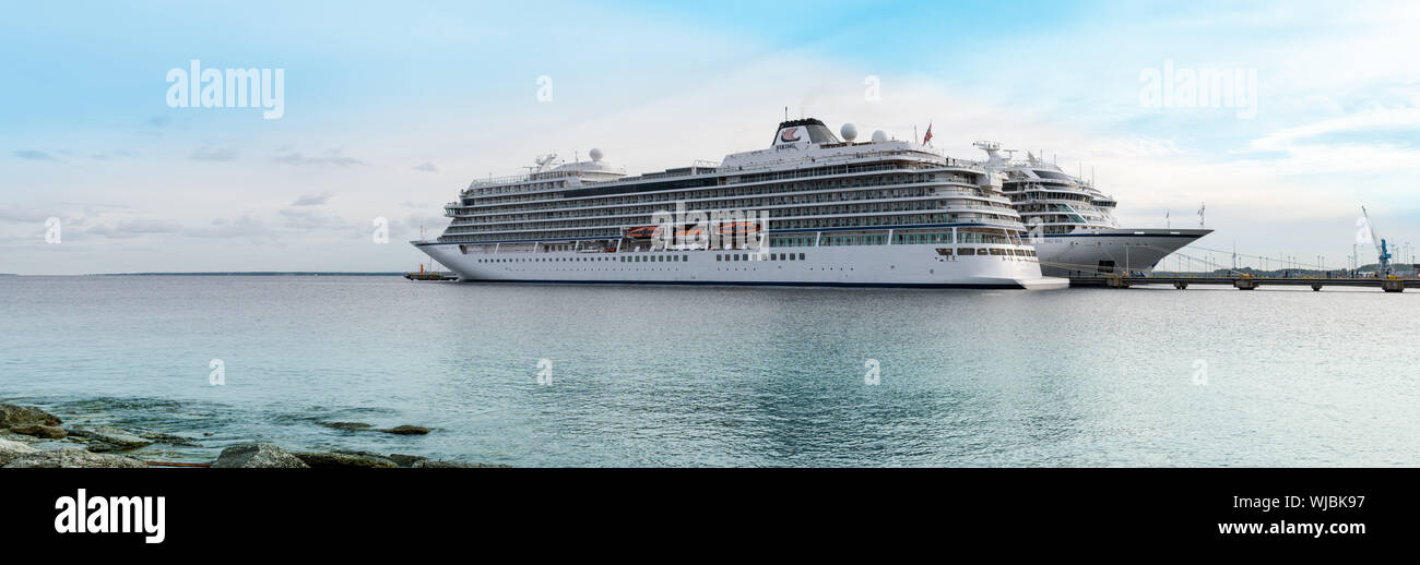 Cruise ships MV Viking Sky and MV Viking Sea of the Viking Ocean ...