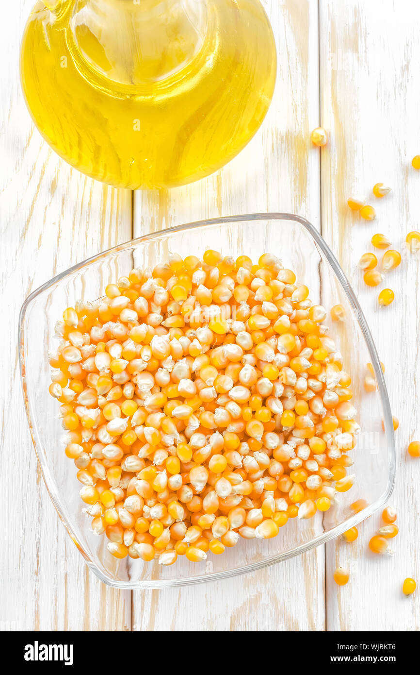 Corn and oil Stock Photo - Alamy