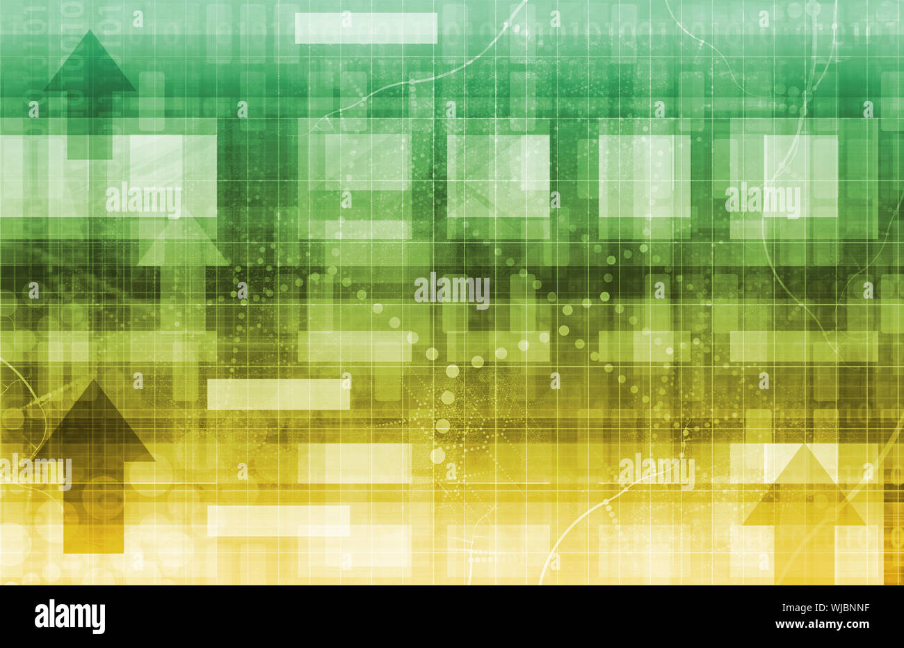 Network Data Stream Being Scanned and Moved Stock Photo - Alamy