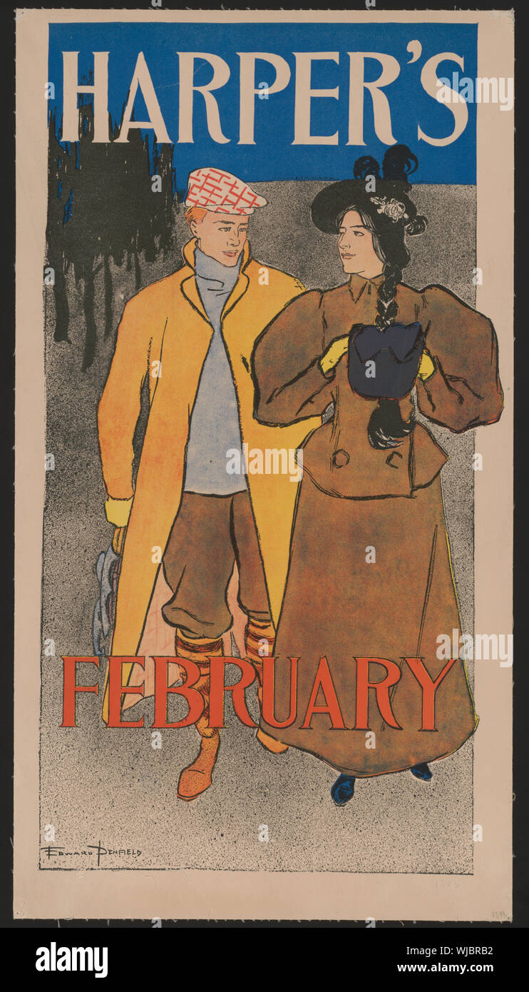 Harper's for February Stock Photo - Alamy