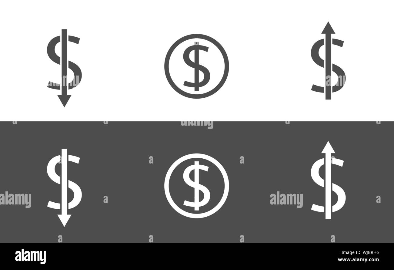 Set of money symbols hi-res stock photography and images - Alamy