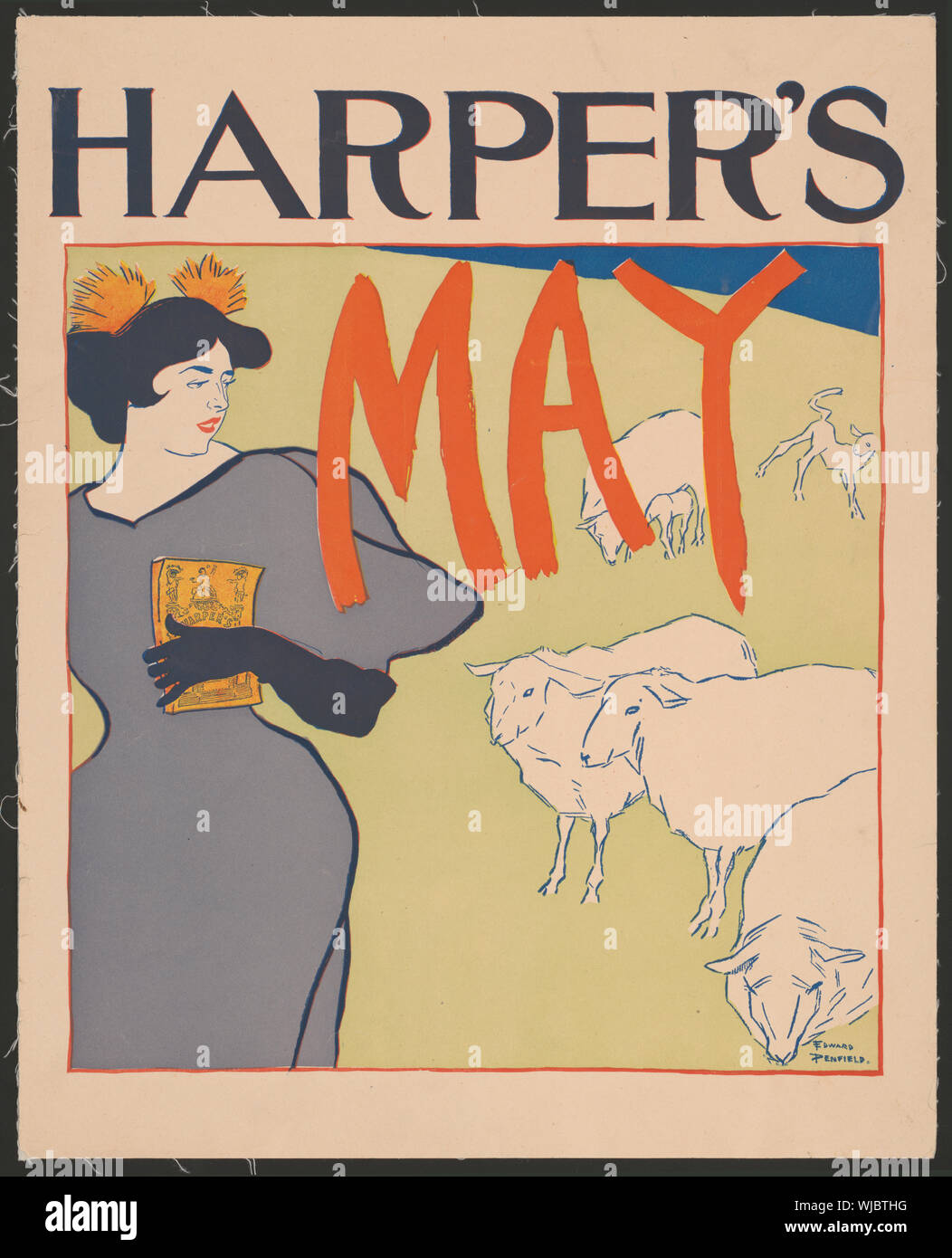 Harper's for May Stock Photo - Alamy