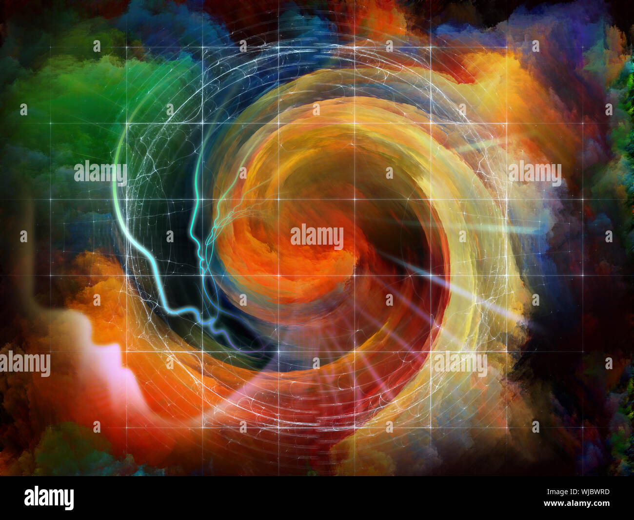 Geometry of the Soul series two. Interplay of human profile and ...