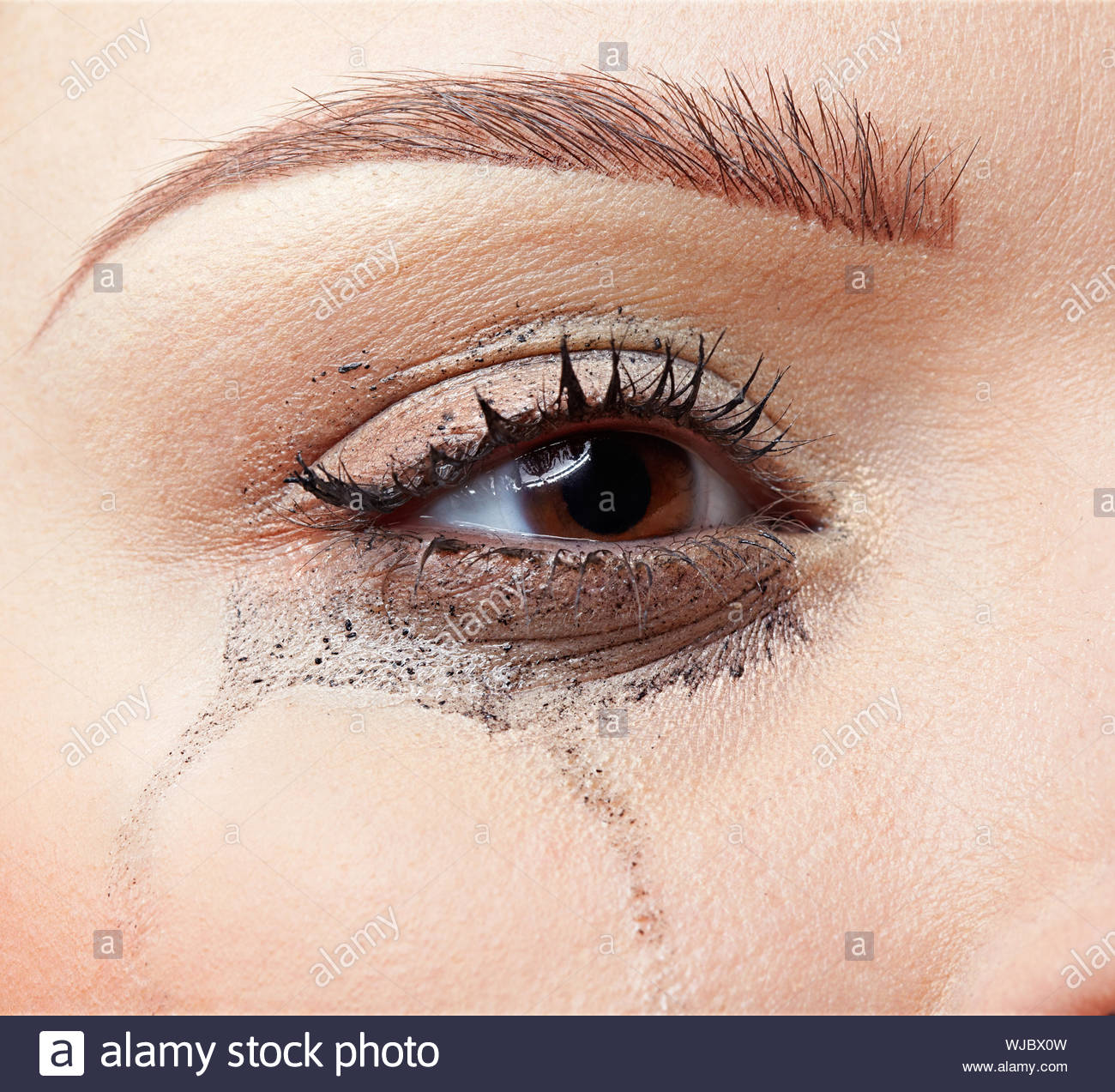 Mascara Smear High Resolution Stock Photography and Images - Alamy