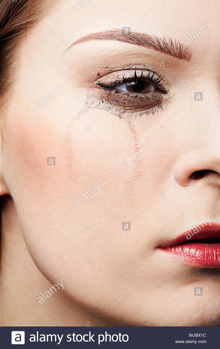 Mascara Tear Stock Photos & Mascara Tear Stock Images - Alamy