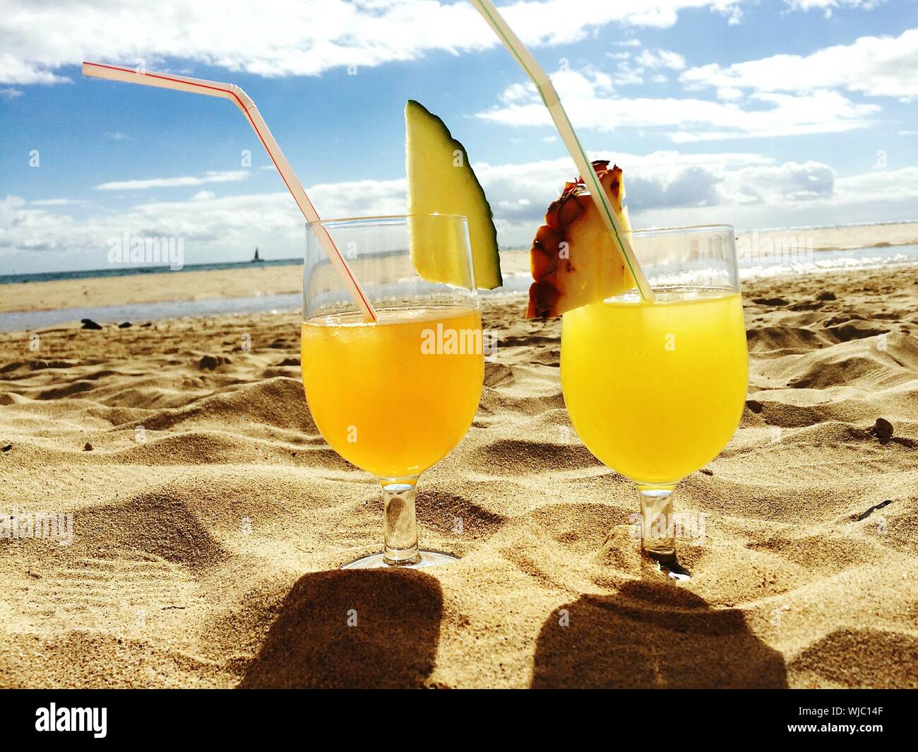 Orange juice beach hi-res stock photography and images - Alamy