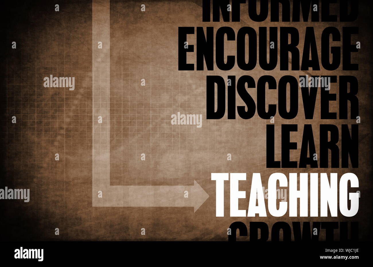 Teaching Key Concepts as a Education Teacher Stock Photo - Alamy