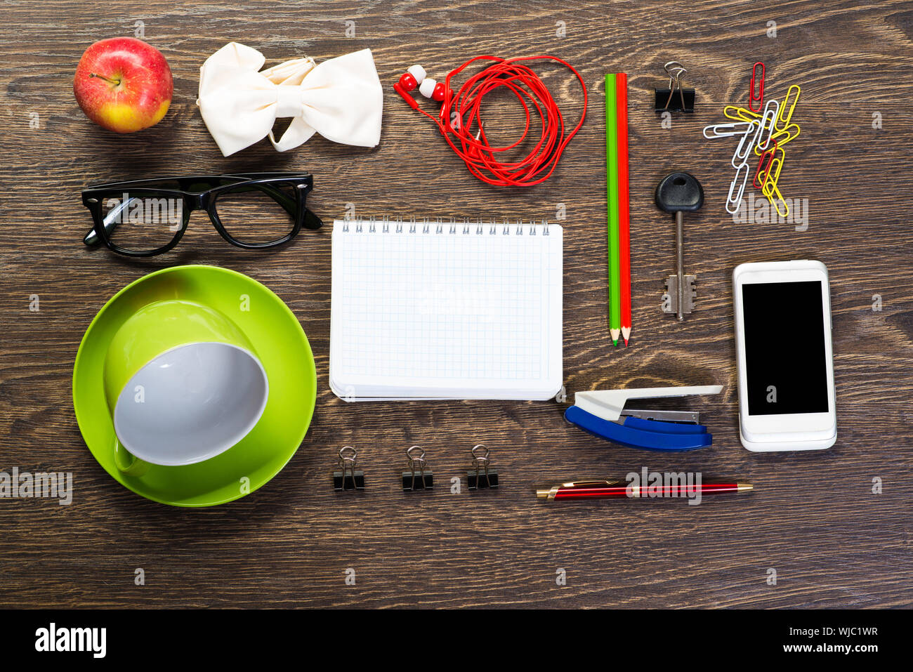 items laid on the table, still life Stock Photo - Alamy