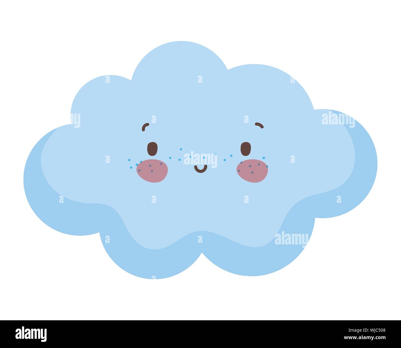 Cloud cartoon design, Weather sky nature climate cloudy season and ...