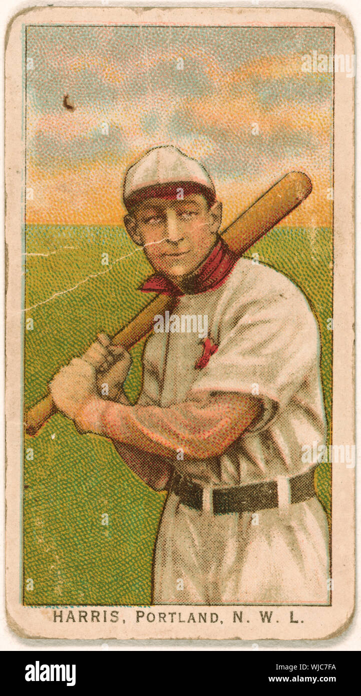 Harris, Portland Team, baseball card portrait Stock Photo - Alamy