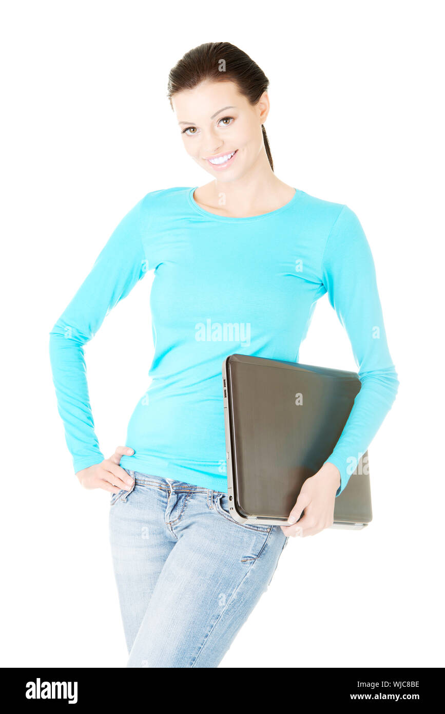 High school laptop classroom Cut Out Stock Images & Pictures - Alamy