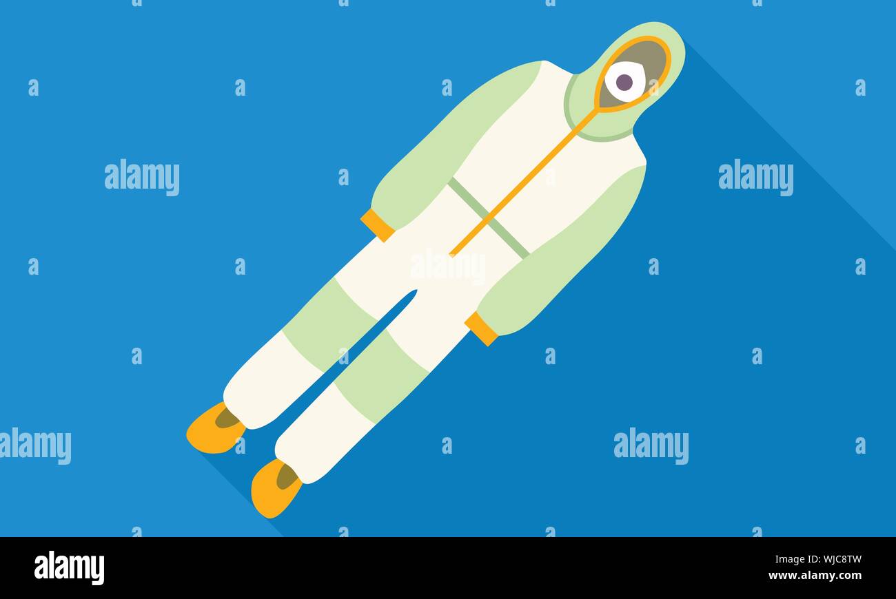 Safety clothes icon. Flat illustration of safety clothes vector icon ...