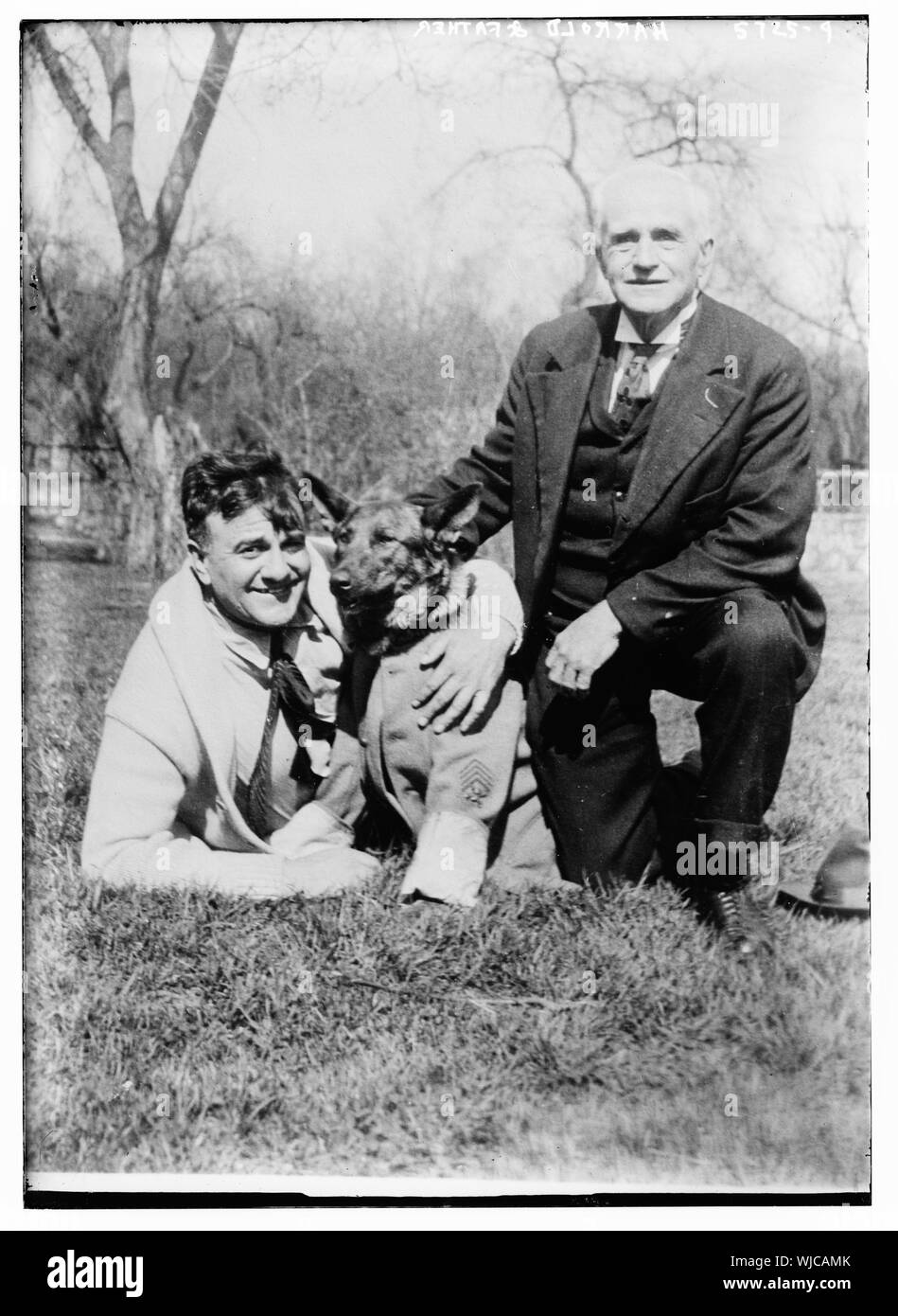 Harrold and father Stock Photo - Alamy