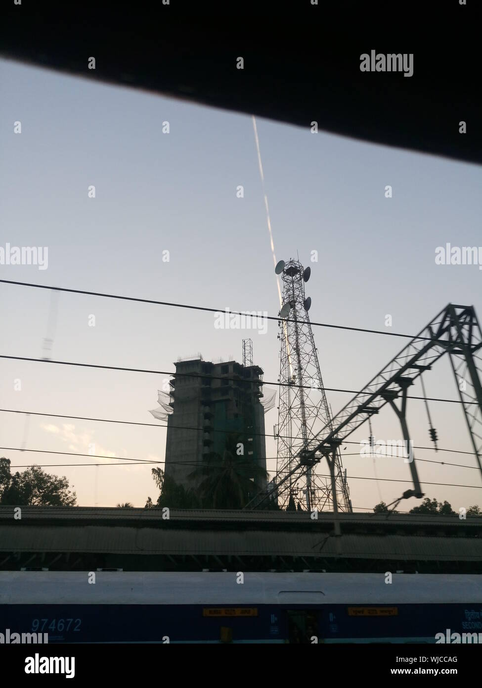 Train communications building hi-res stock photography and images - Alamy