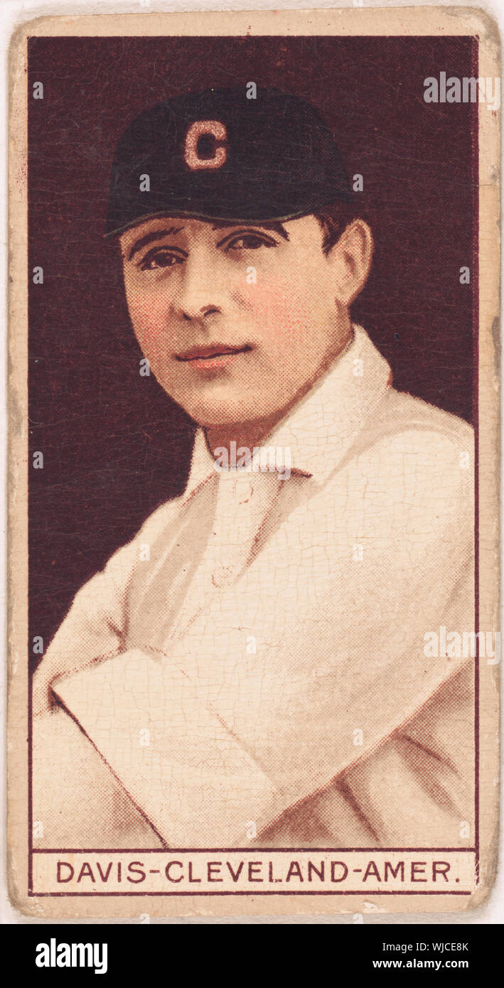 Harry Davis, Cleveland Naps, baseball card portrait Stock Photo - Alamy