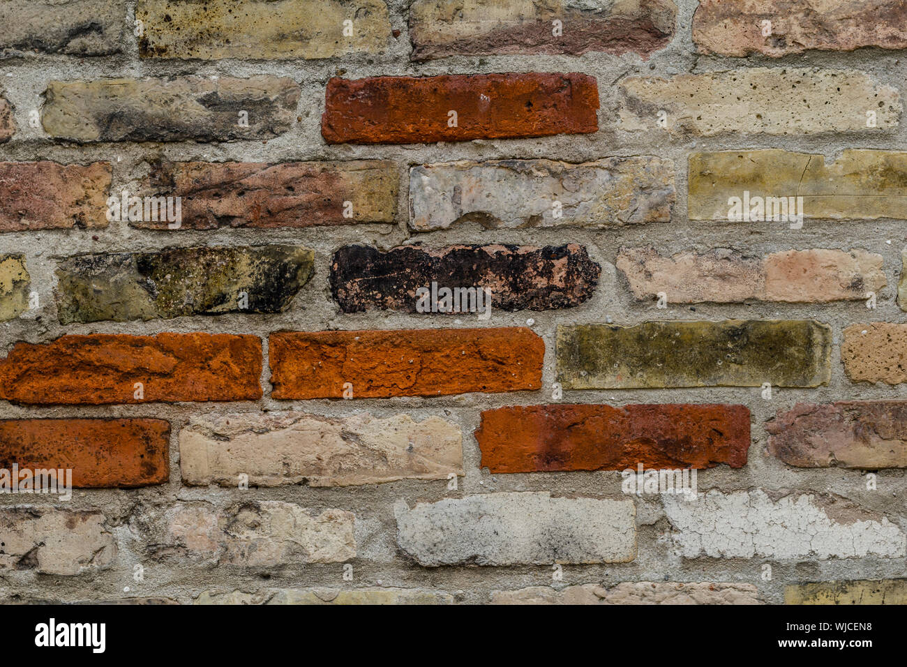 Old brick wall pattern closeup Stock Photo - Alamy