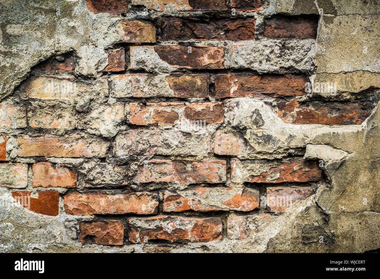 vintage yellow brick wall pattern background Stock Photo - Alamy