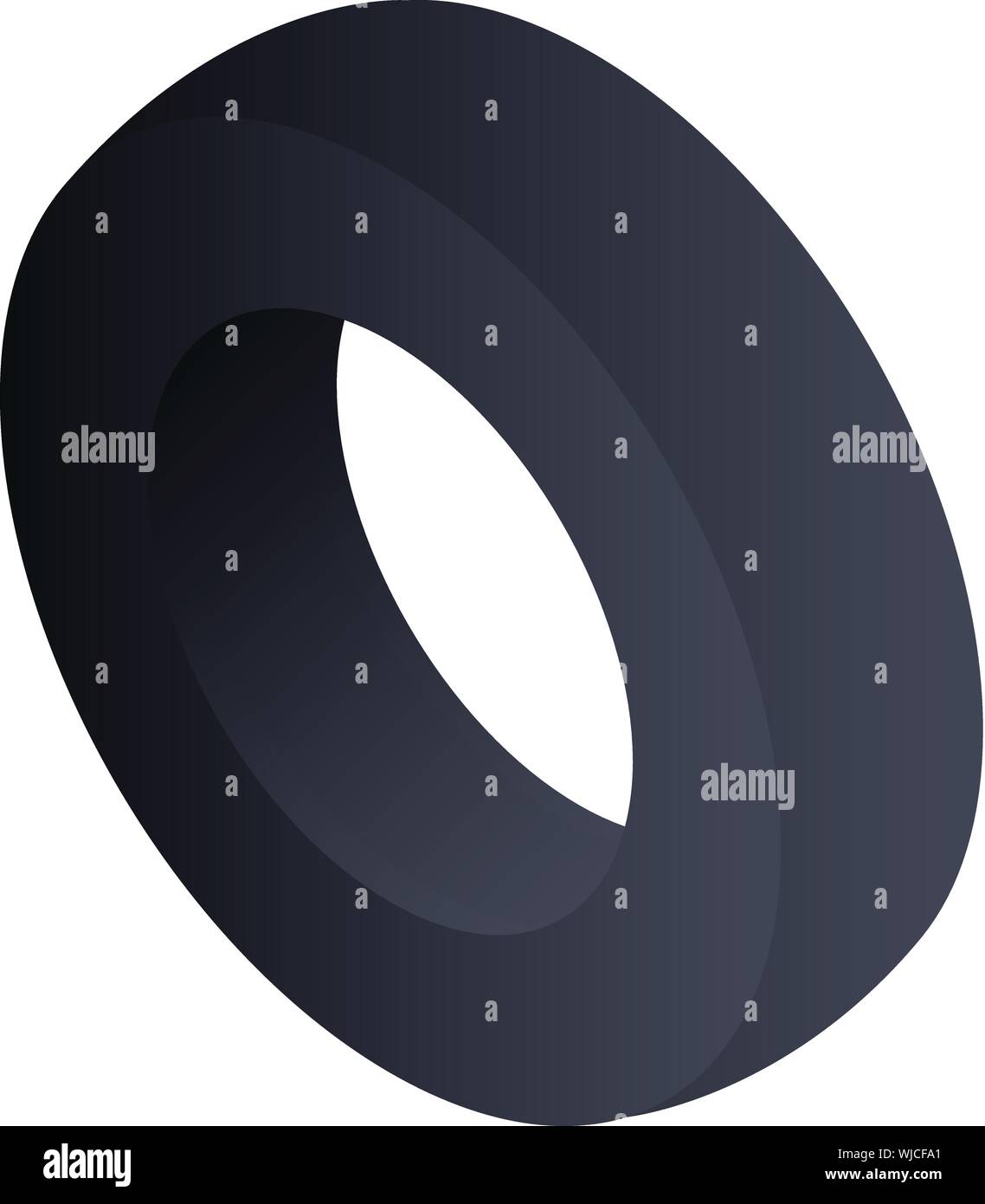 Car tire icon. Isometric of car tire vector icon for web design ...