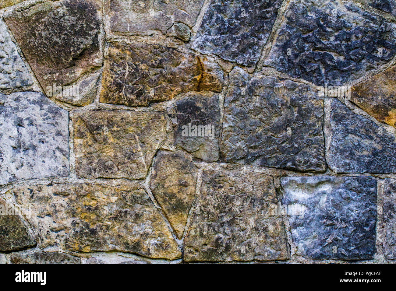 vintage natural stone wall pattern close up Stock Photo - Alamy