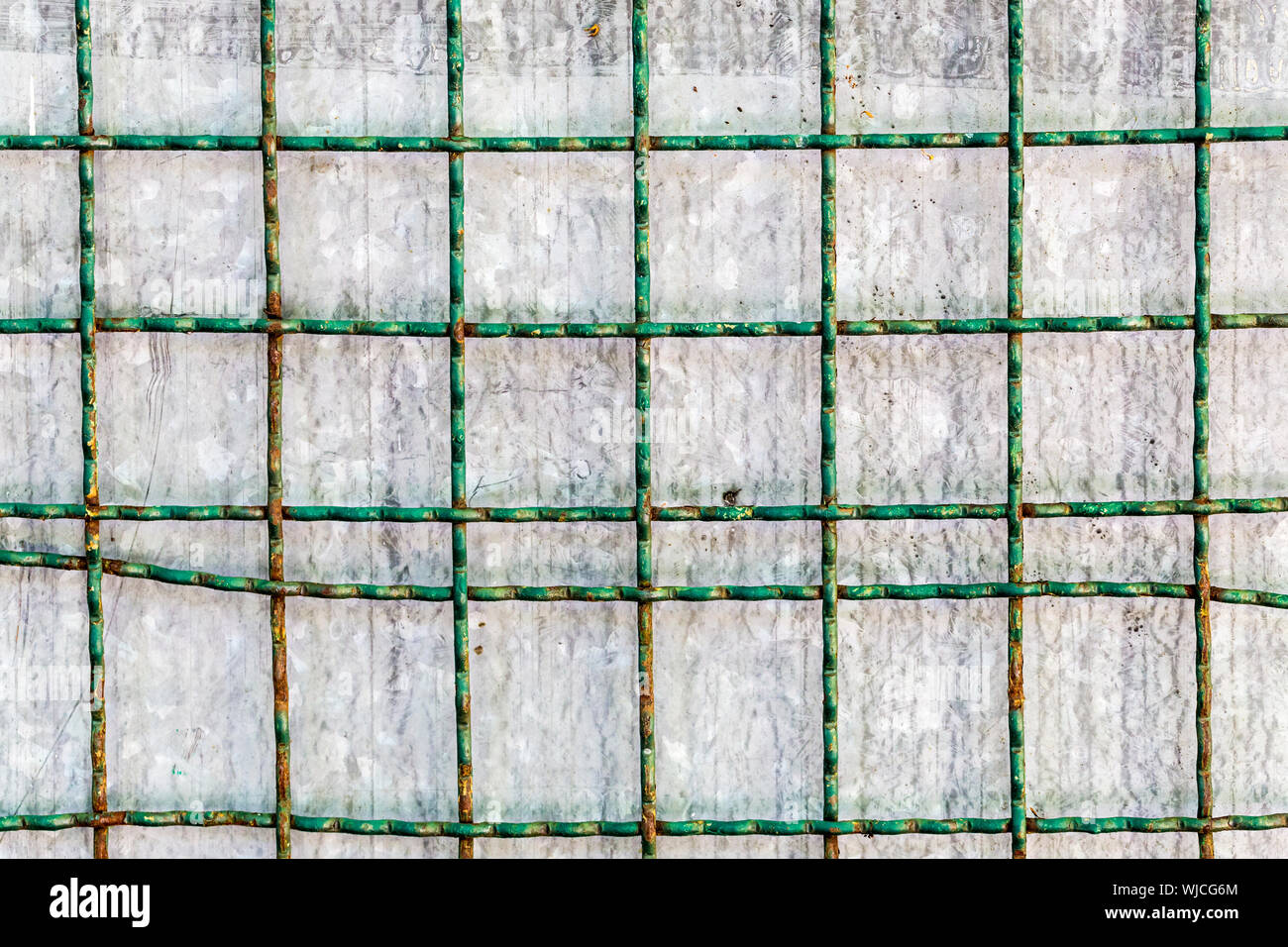 metal grid with metallic surface in background Stock Photo - Alamy