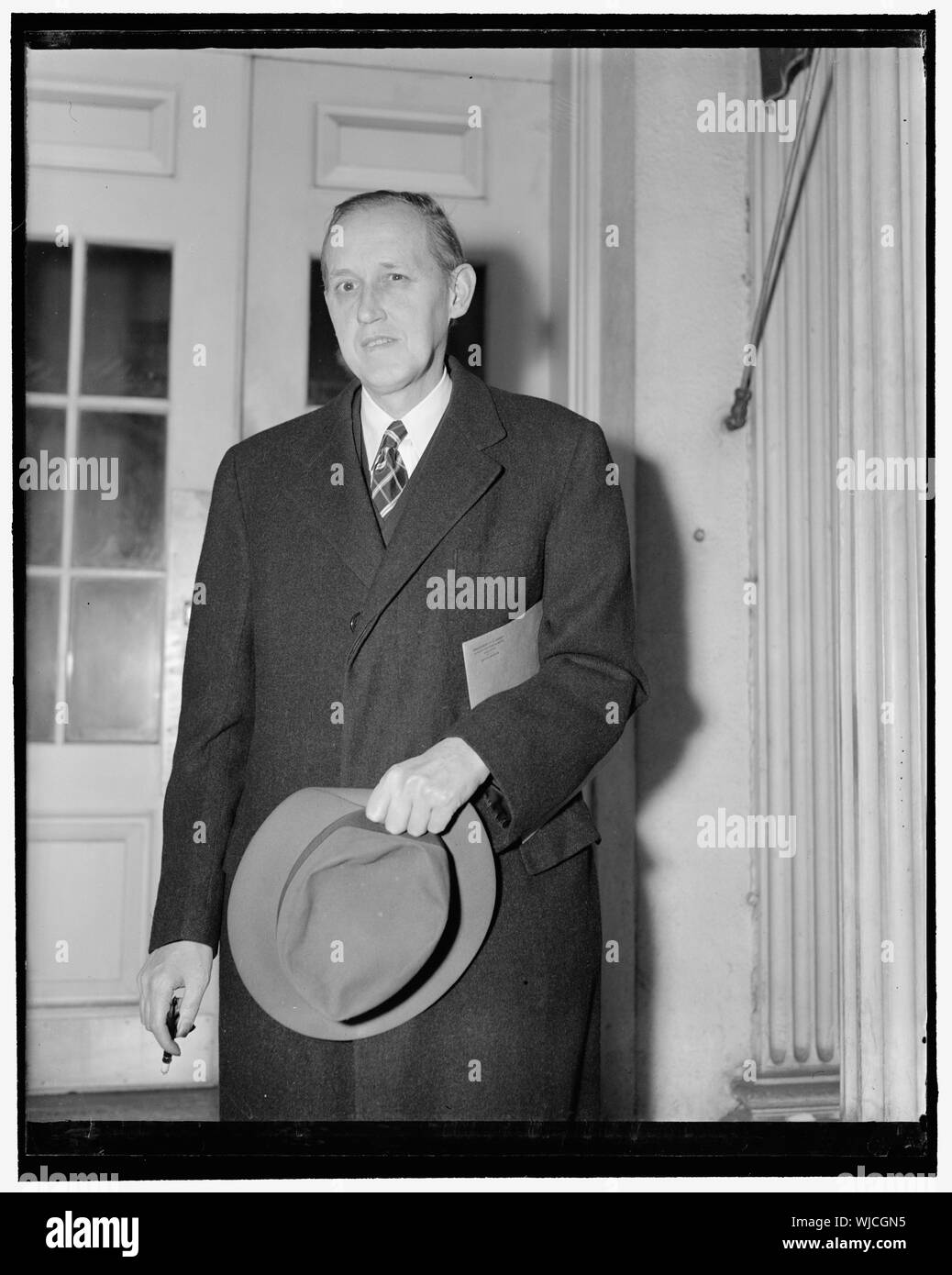Harry hopkins roosevelt Black and White Stock Photos & Images - Alamy