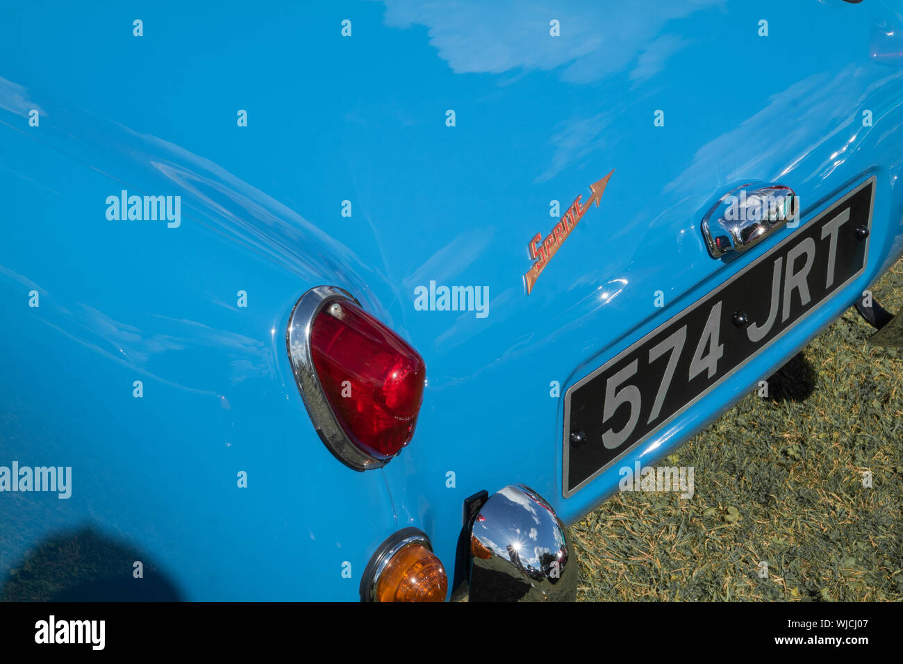 Austin Frog eye Sprite Stock Photo - Alamy