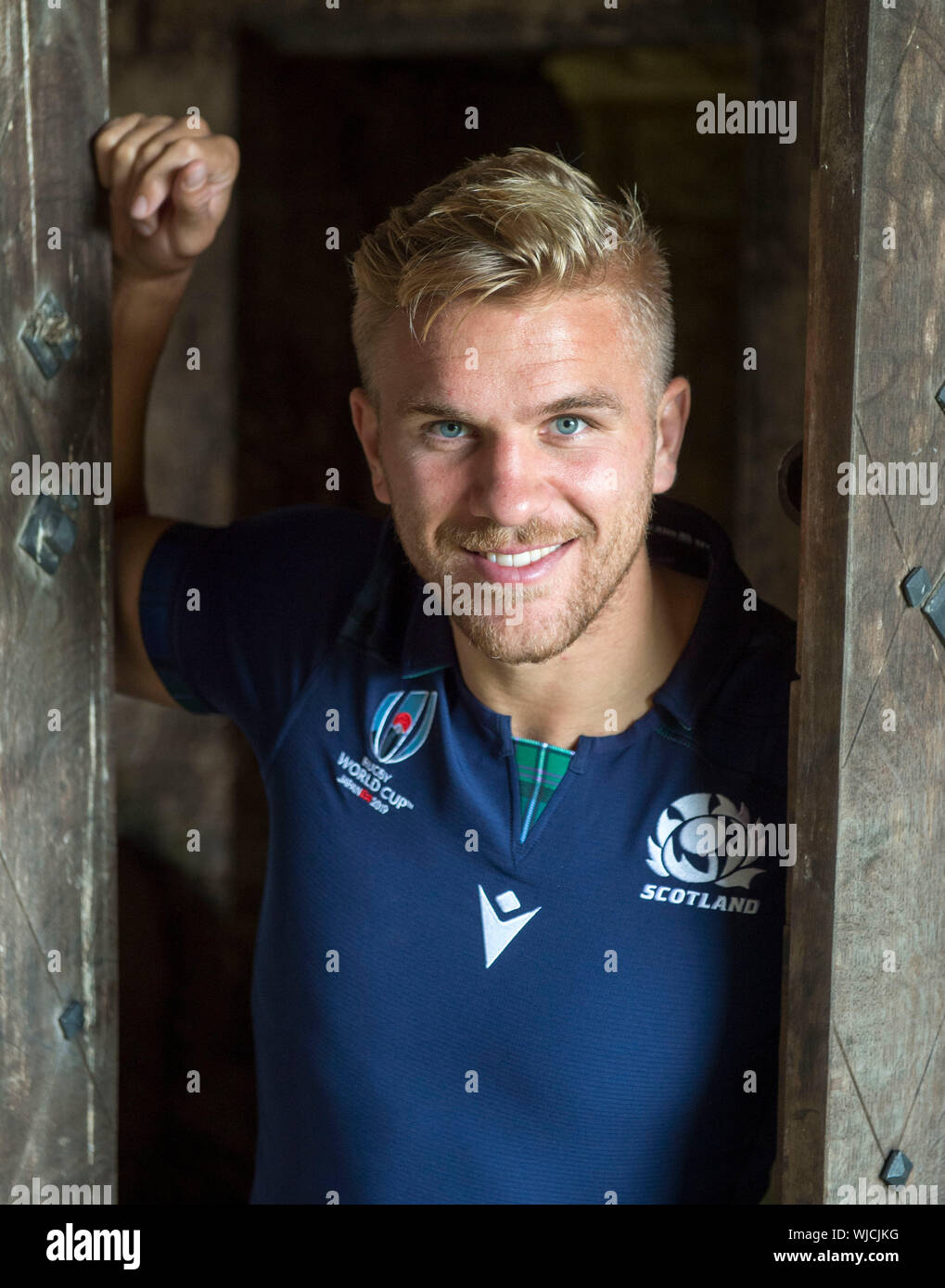 Scotland's Chris Harris during the squad announcement at Linlithgow ...