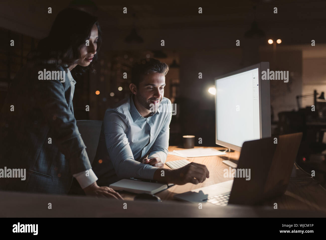 Caucasian man woman businessman hi-res stock photography and images - Alamy