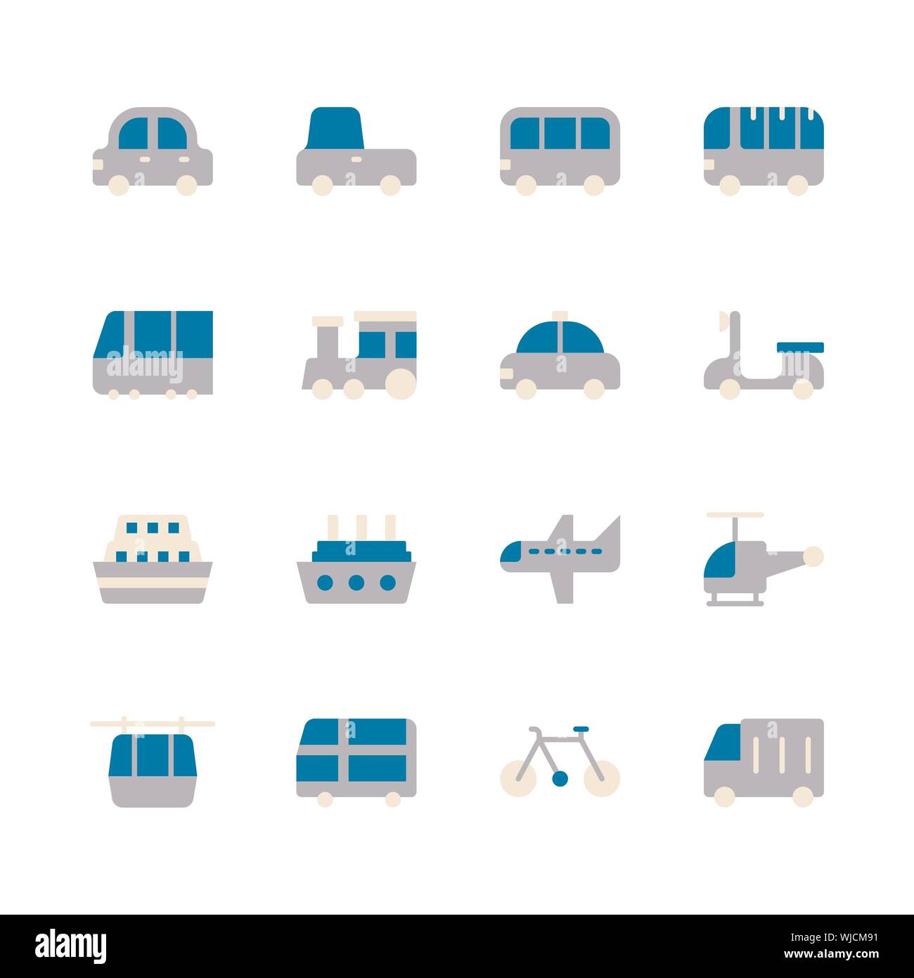 Transportation icon set.Vector illustration Stock Vector Image & Art ...