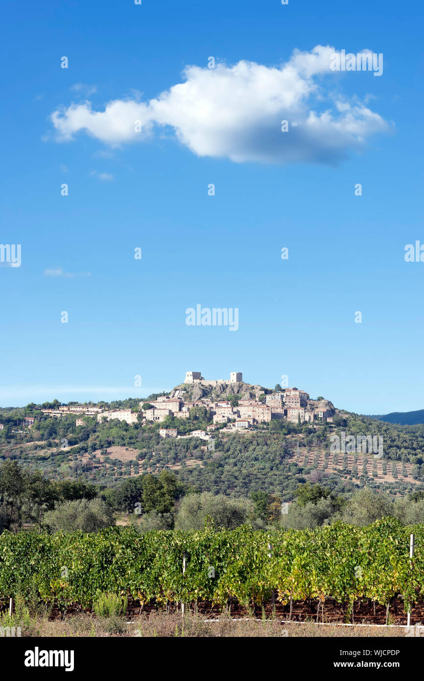 Image of the town Roccastrada in Tuscany, Italy Stock Photo - Alamy