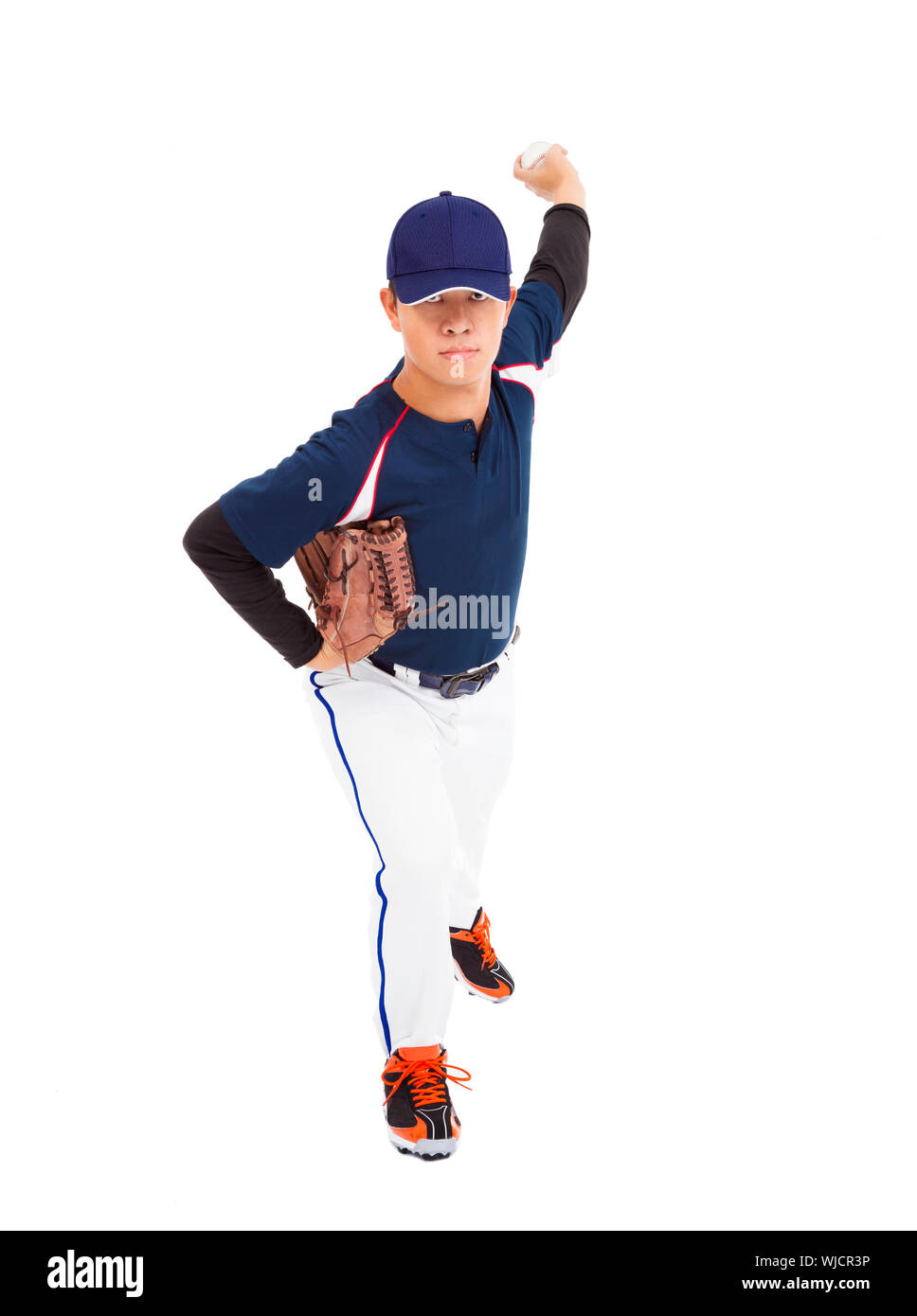 Action player pose sports throw uniform hi-res stock photography and ...