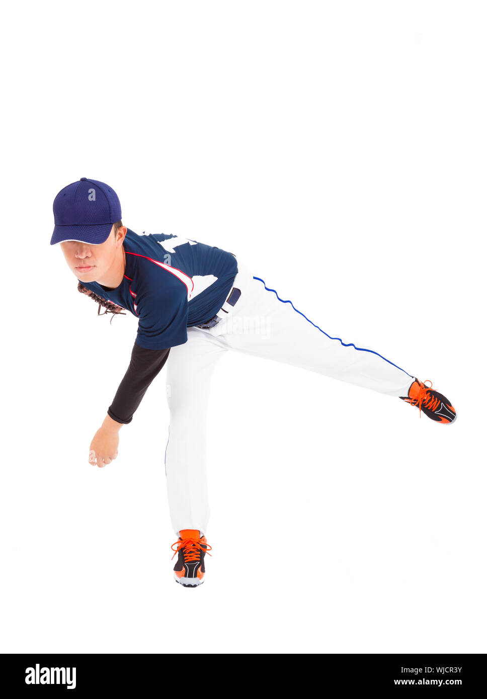 Action player pose sports throw uniform hi-res stock photography and ...