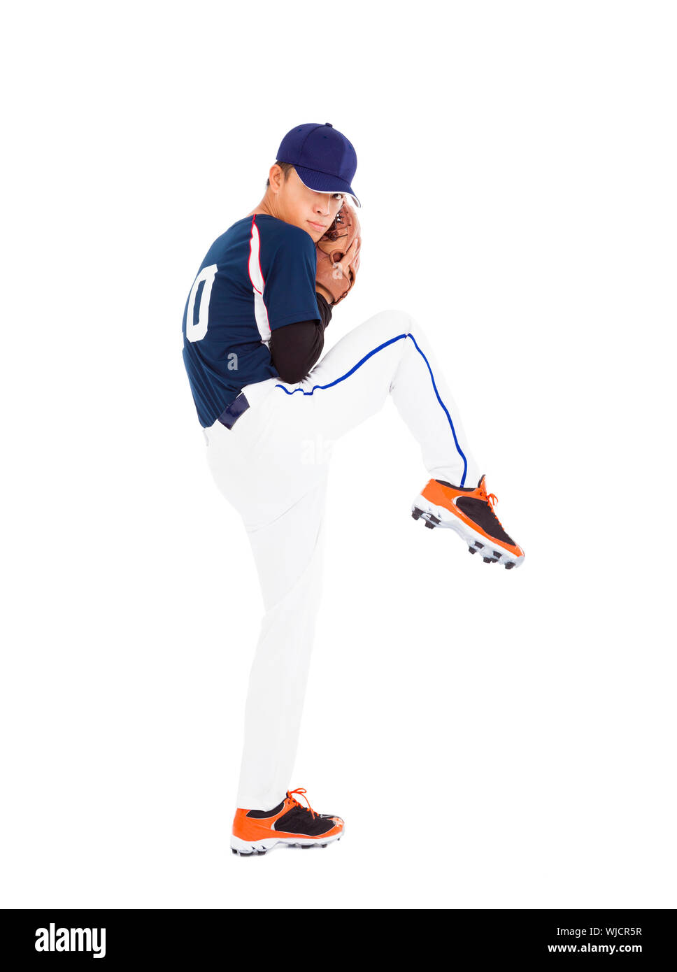 Action player pose sports throw uniform hi-res stock photography and ...
