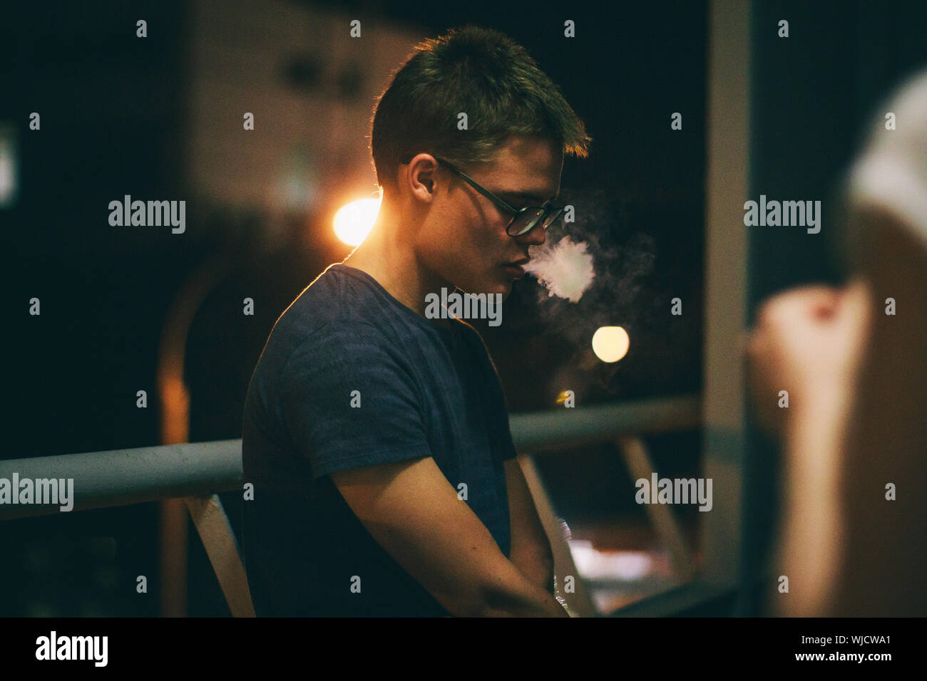 Smoking Balcony High Resolution Stock Photography and Images - Alamy