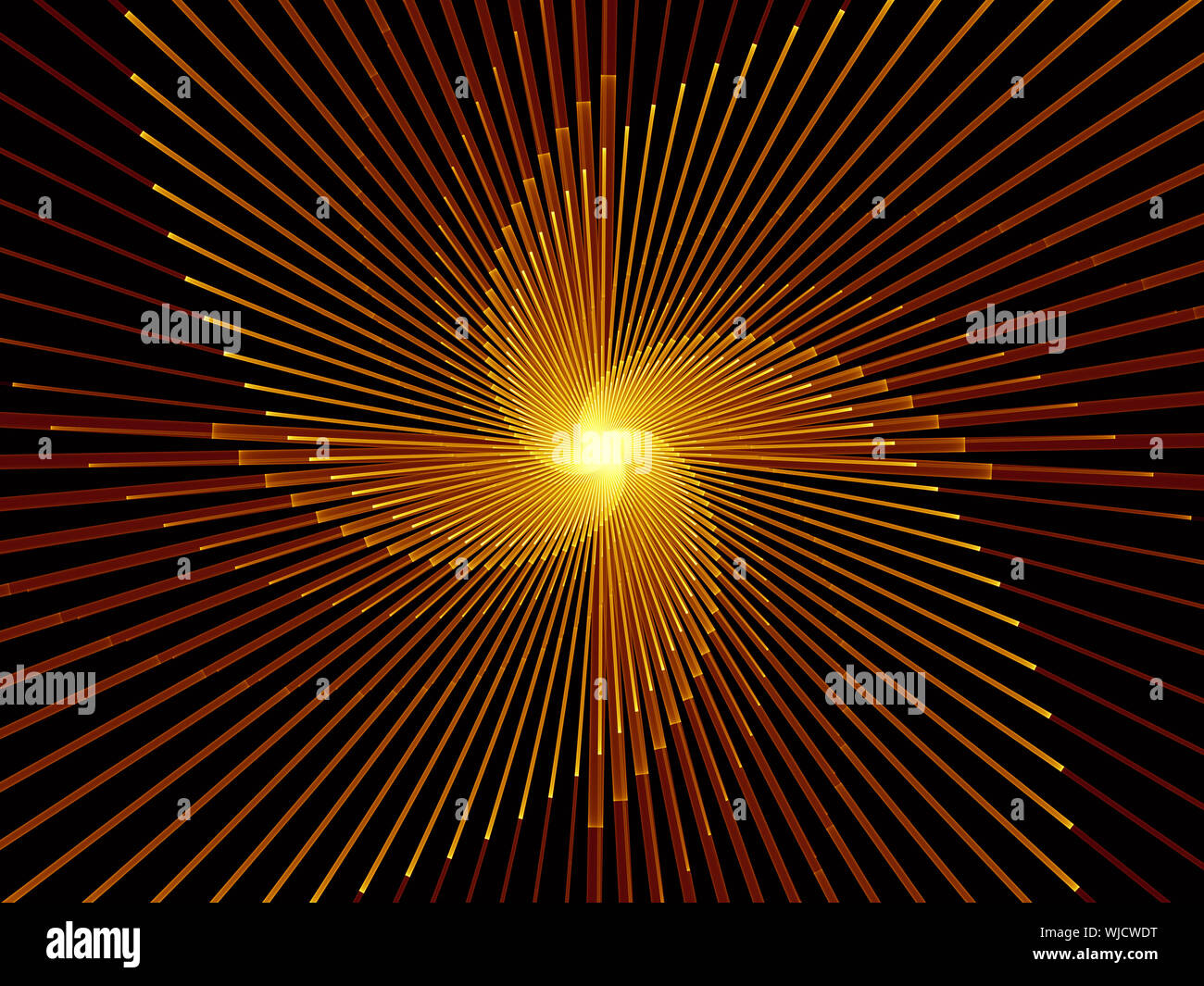 Fractal Burst series. Background design of fractal radial burst pattern ...
