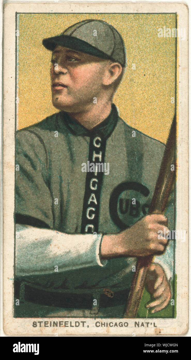 Harry Steinfeldt, Chicago Cubs, baseball card portrait Stock Photo - Alamy