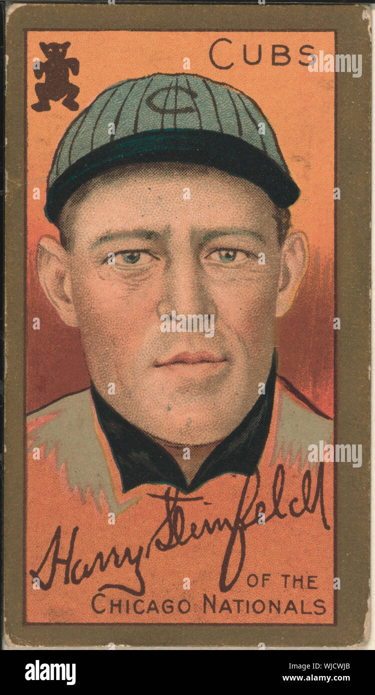 Harry Steinfeldt, Chicago Cubs, baseball card portrait Stock Photo - Alamy