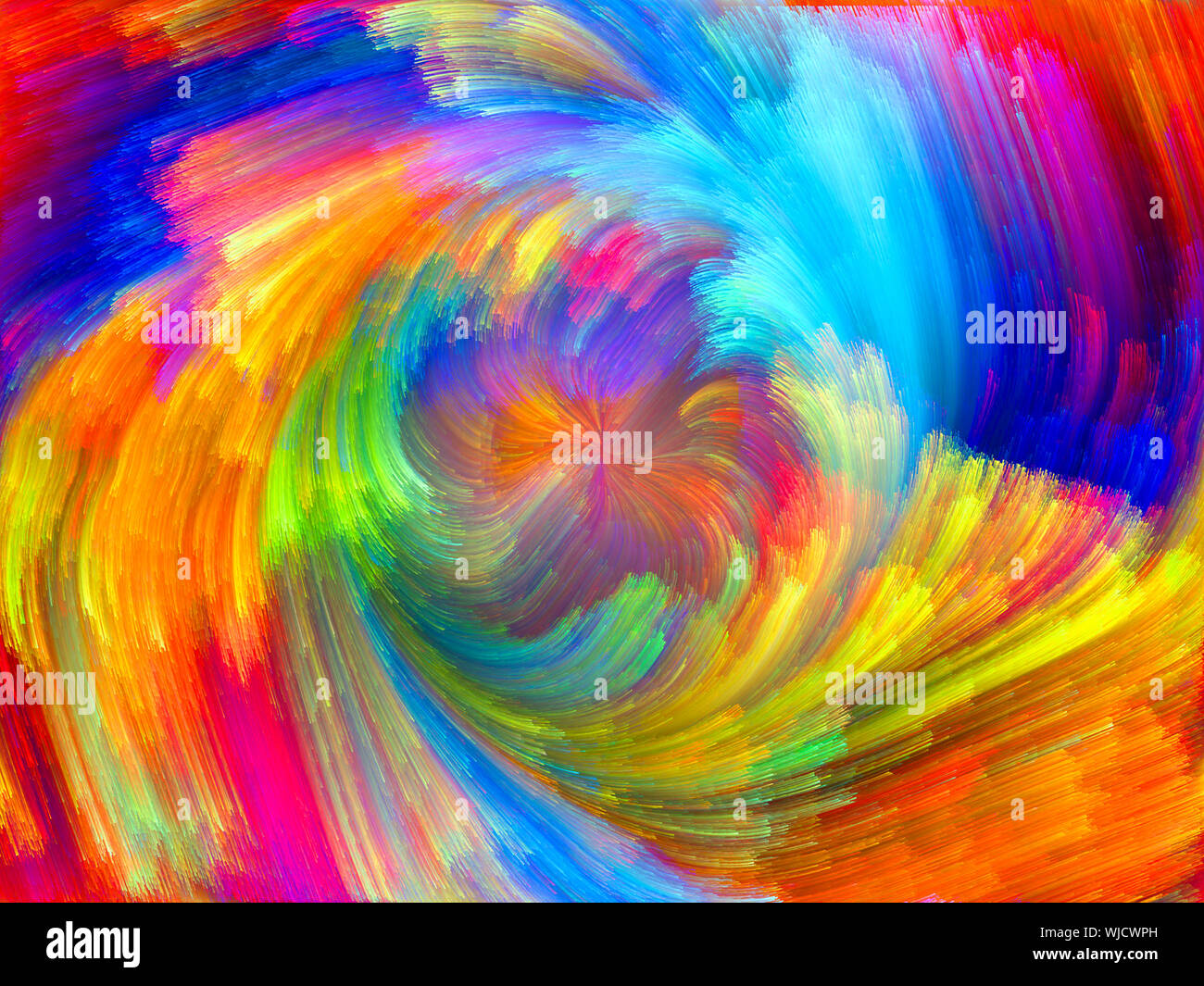 Colors In Bloom series. Background design of fractal color textures on ...