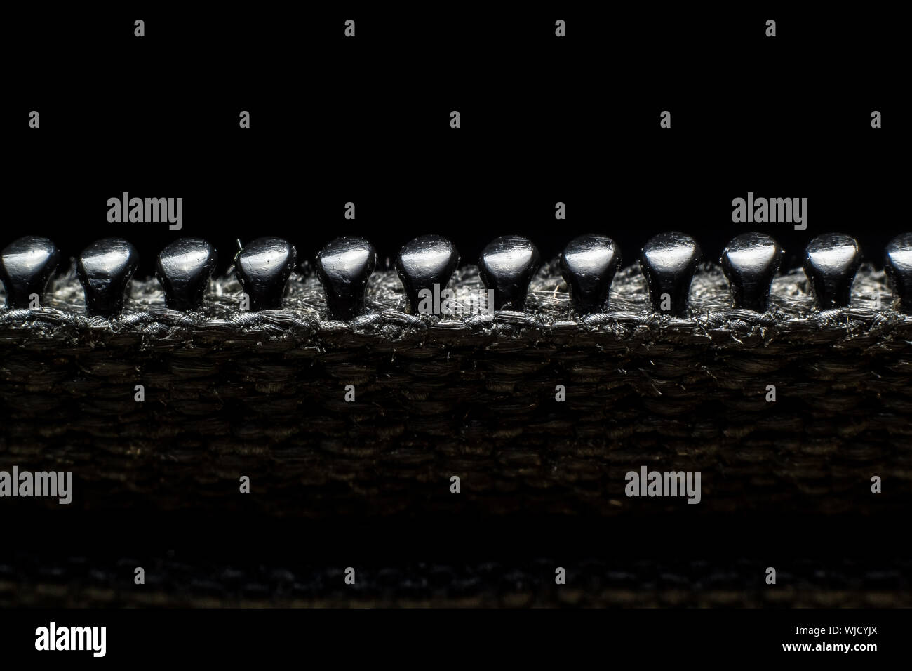 Detailed macro of zipper background Stock Photo - Alamy