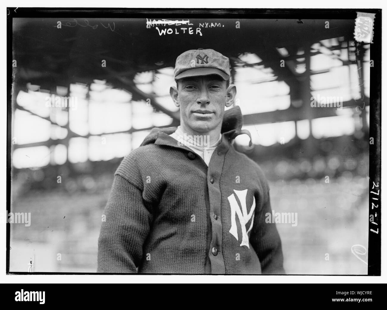 Harry Wolter, New York AL (baseball Stock Photo - Alamy