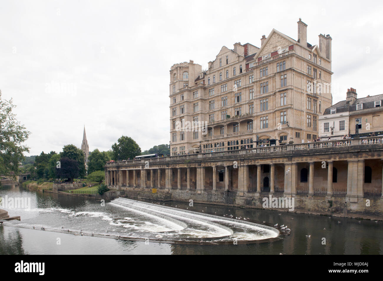 Pulteney Weir, Bath, England Stock Photo - Alamy
